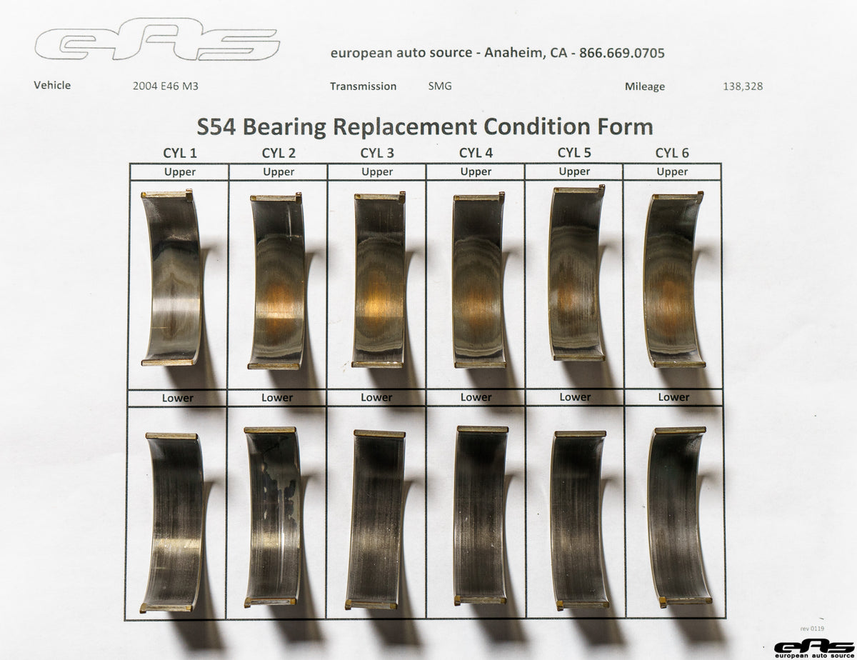 BMW S54 Rod Bearing Replacement Service – european auto source