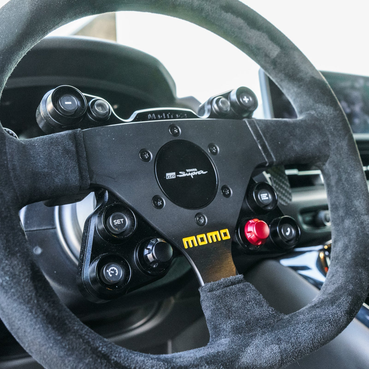 JQWerks/Madtrace Race Steering Wheel with Quick Release - Toyota A90 S ...