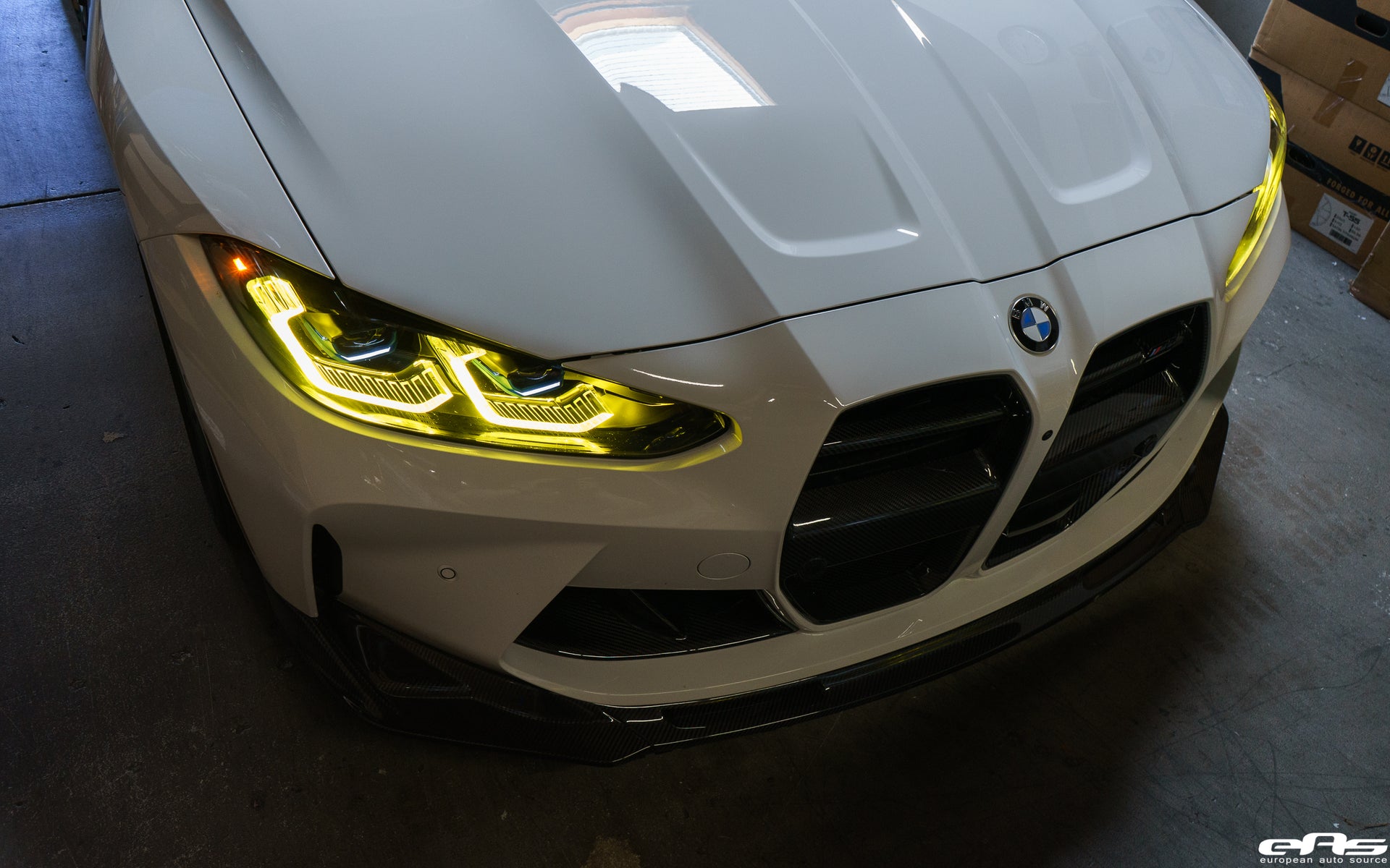 BMW G80 M3 - Aurora CSL Style Yellow DRL/Angel Eye LED Module Set ...