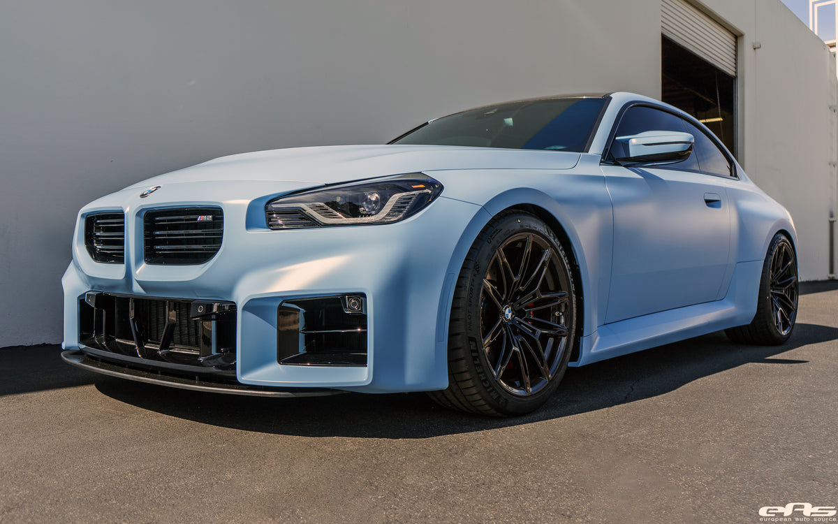 Zandvoort Blue G87 M2 - Lightweight Front Lip & Mishimoto Aluminum Ski ...