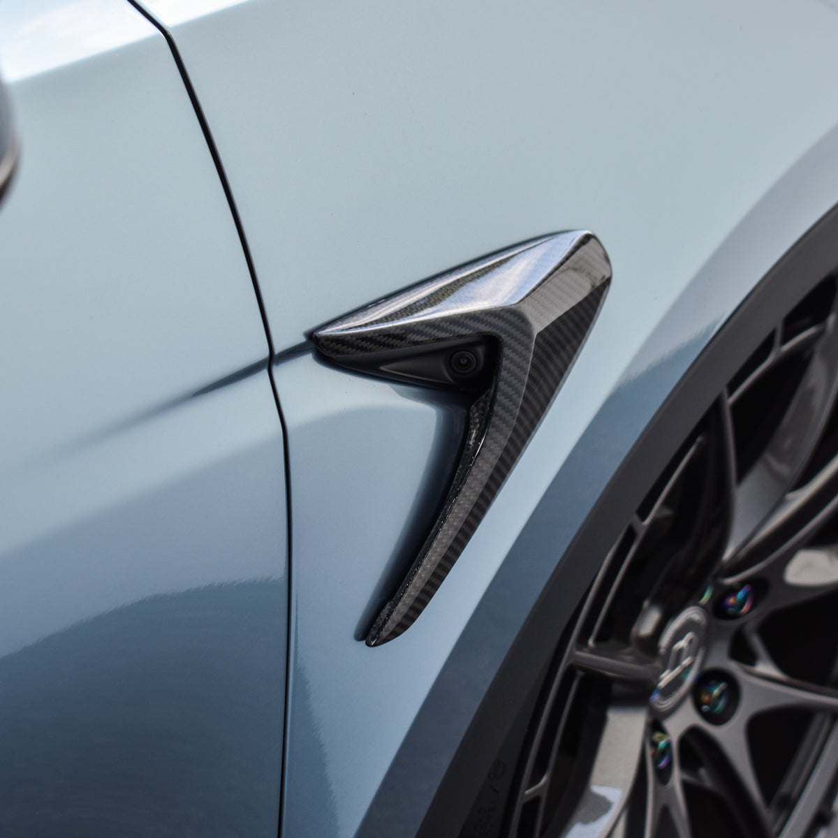 ADRO Premium Prepreg Carbon Fiber Camera Cover For Tesla Model Y ...