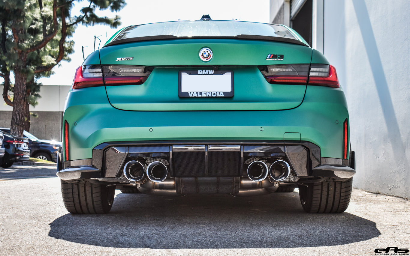 Isle of Man Green G80 M3 Competition - AWE Tuning Switchpath Exhaust S ...