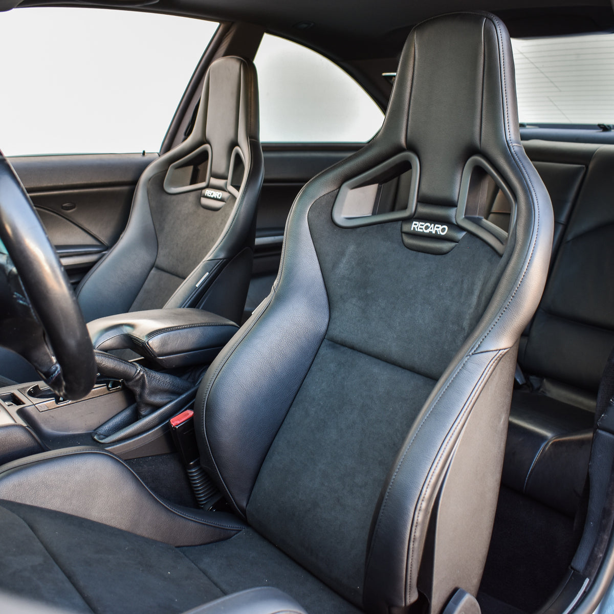 Silver Grey E46 M3 - Recaro Sportster CS & Stoptech ST40 Big Brake Kit ...