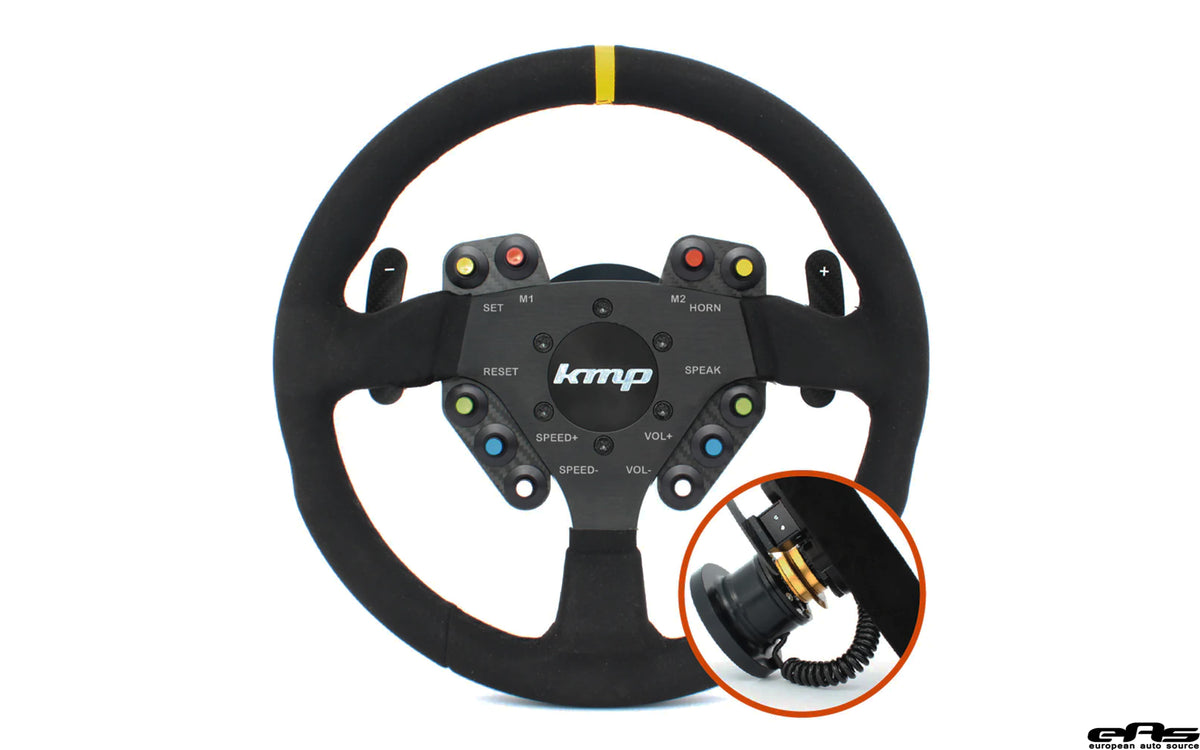 KMP GEN2 Racing Steering Wheel w/ Paddle Shifters For BMW G8X M2/M3/M4 ...