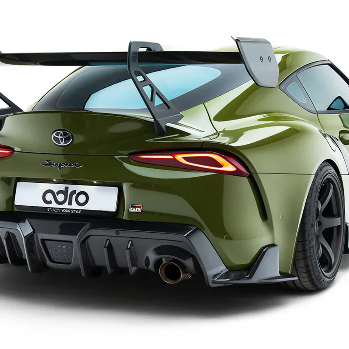 ADRO AT-P1 Reverse Swan Neck Wing - Toyota A90 Supra – european auto source