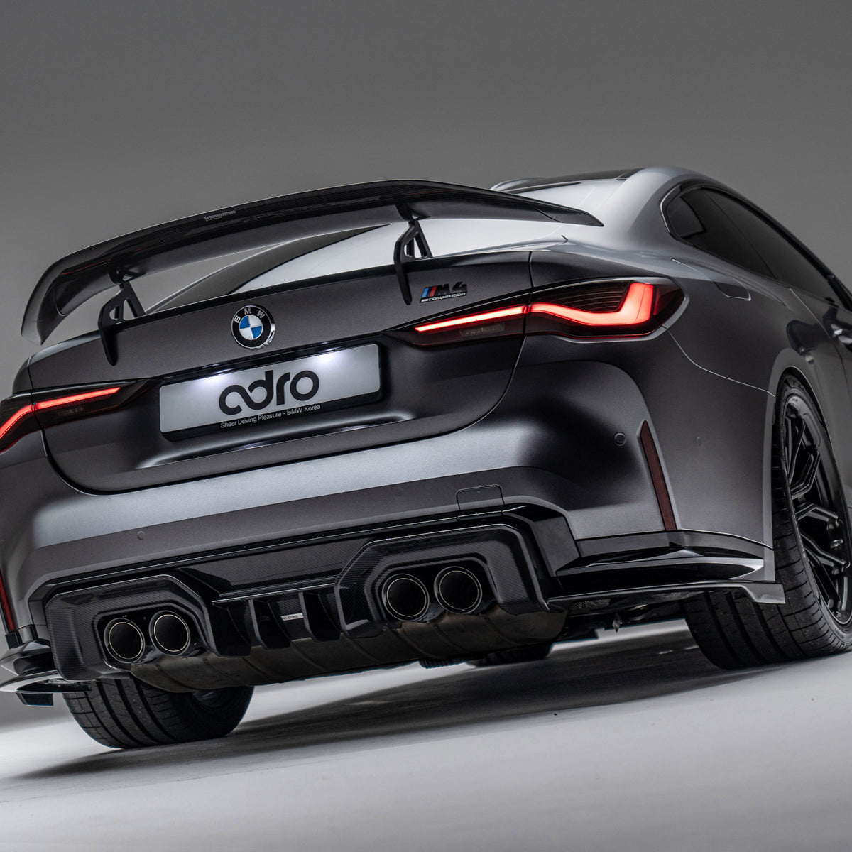 ADRO Premium Prepreg Carbon Fiber Swan Neck Wing For BMW G82 M4 ...