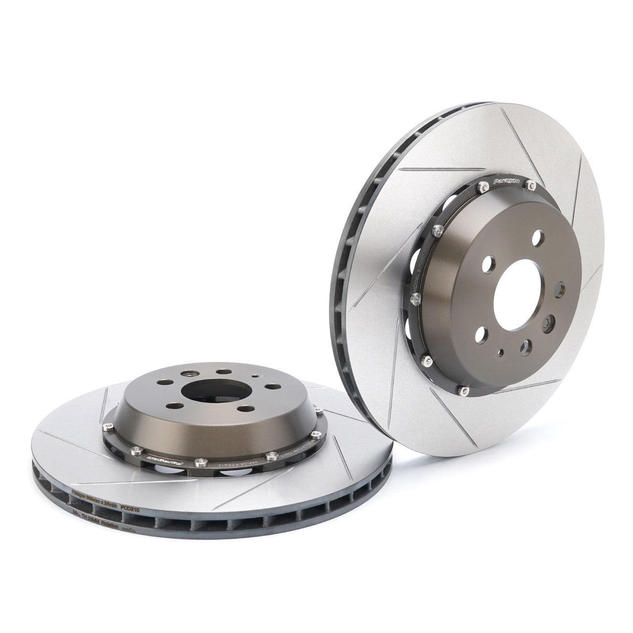 Paragon Performance - 2-Piece Front Rotors - Tesla Model 3/Model Y ...