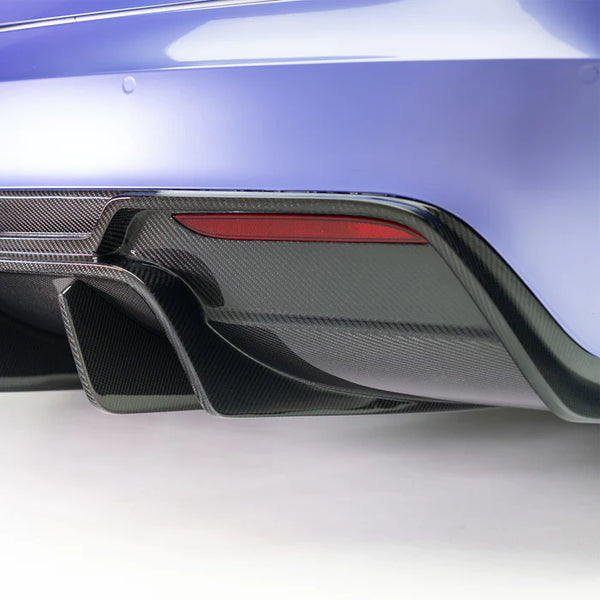 Vorsteiner - VRS Carbon Fiber Rear Diffuser - Tesla Model S Plaid ...