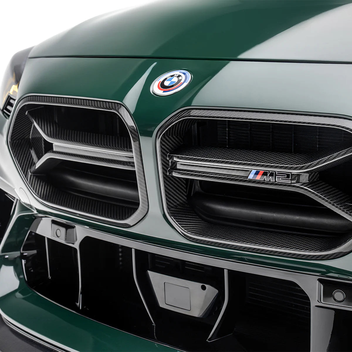 ADRO - Carbon Fiber Front Grille for Adro Bumper - BMW G87 M2 ...