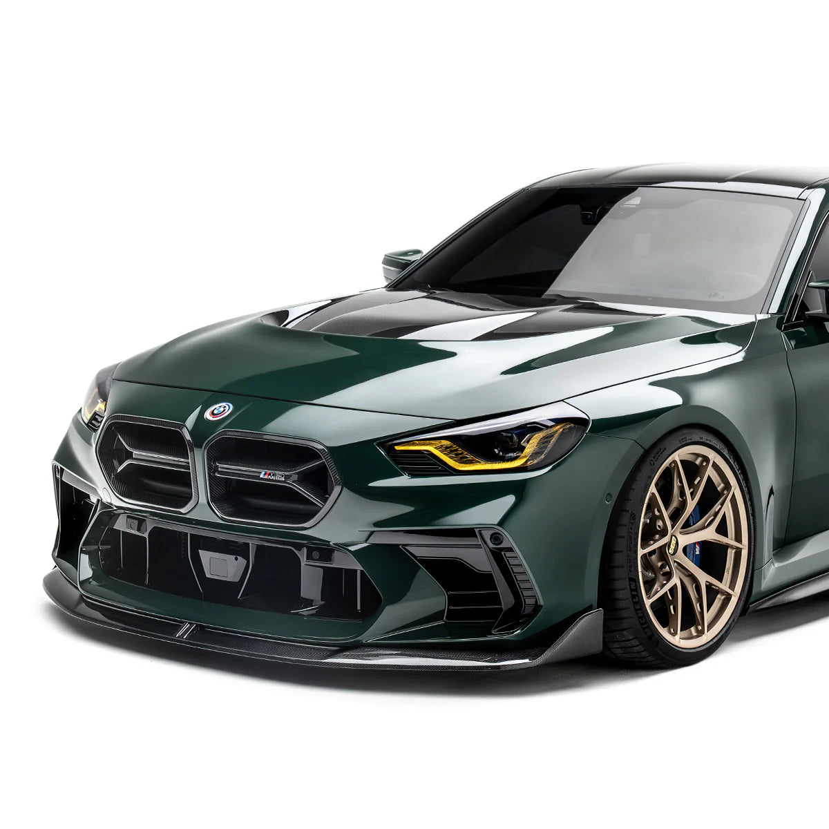ADRO - Carbon Fiber Front Lip V2 for Adro Bumper - BMW G87 M2 ...