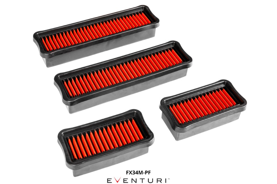 Eventuri - Carbon Fiber Airbox Lid & Intake Scoops- BMW F97/F98 X3M/X4 ...