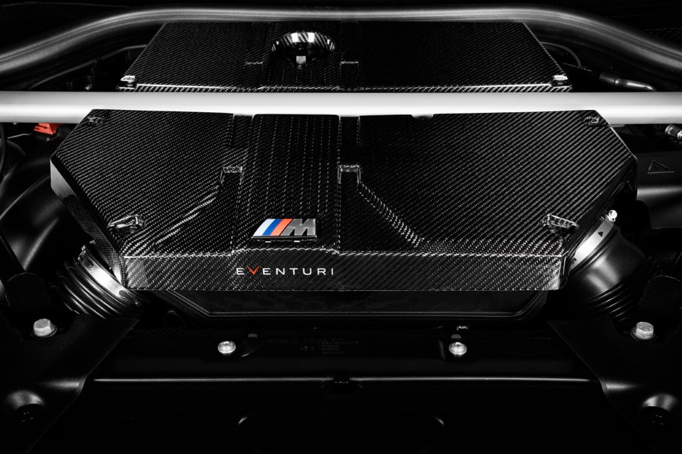 Eventuri - Carbon Fiber Airbox Lid & Intake Scoops- BMW F97/F98 X3M/X4 ...