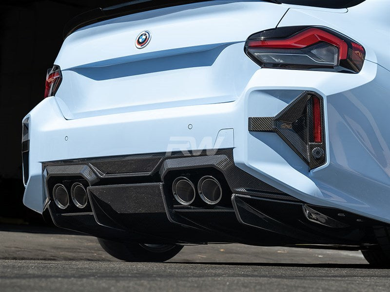 RW Carbon - Carbon Fiber GTX Rear Diffuser/Undertray - BMW G87 M2 ...