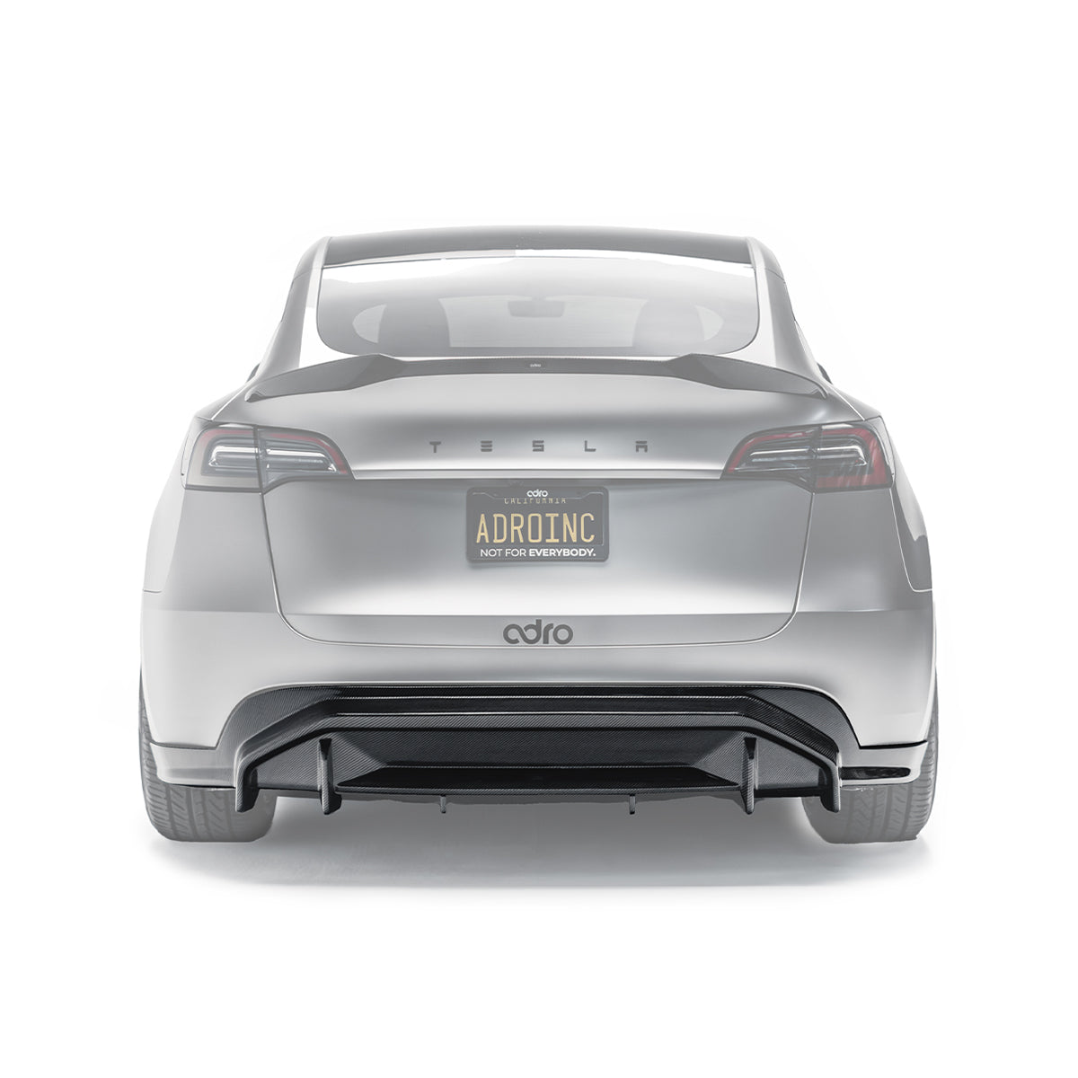 ADRO - Premium Prepreg V2 Carbon Fiber Rear Diffuser - Tesla Model Y ...