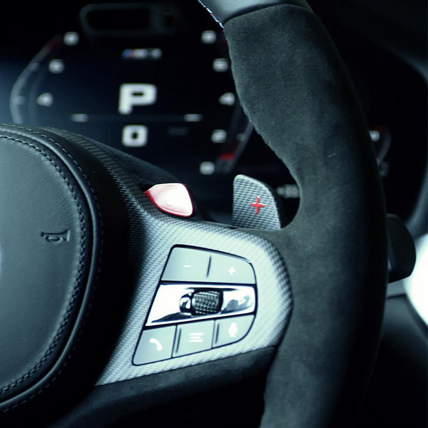 Genuine BMW - M Performance Carbon Fiber Shift Gearshift Paddle Set ...