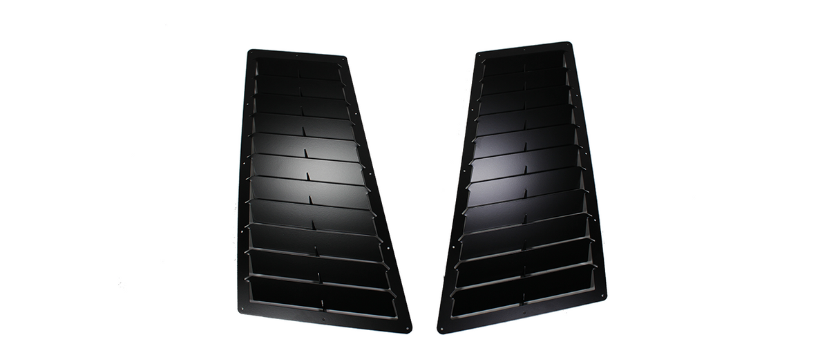 Trackspec - Universal Racing Hood Louvers (22.0 x 11.0 Inch) – european ...